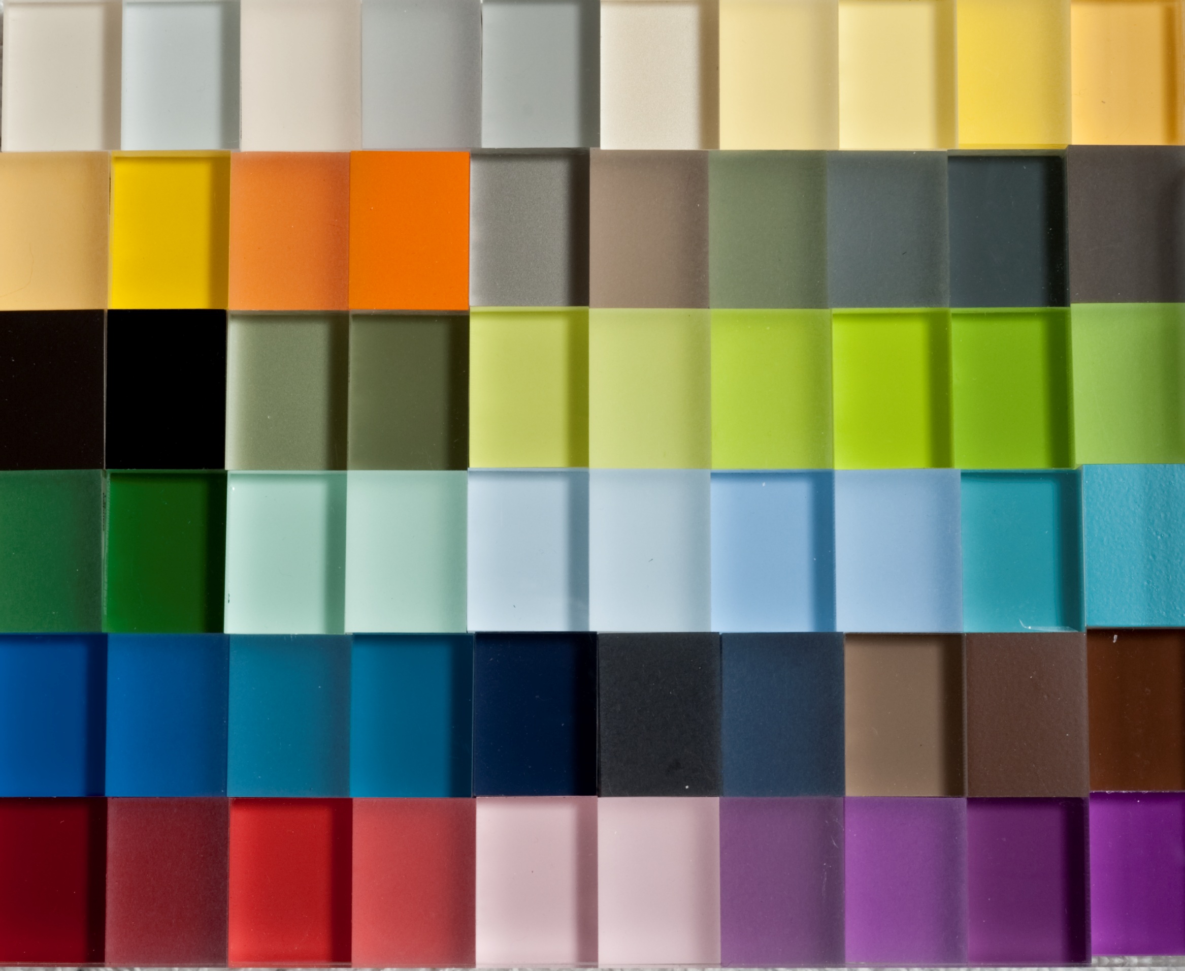 Clear or frosted acrylic picture frames